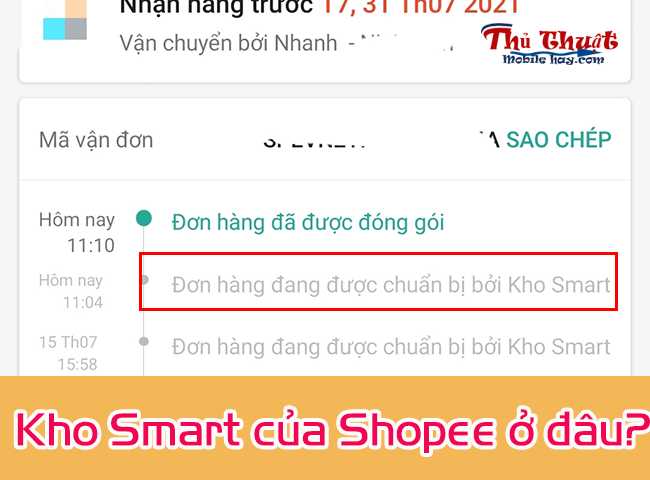 Truy tìm địa chỉ kho Smart của Shopee ở đâu? Khi nào giao?