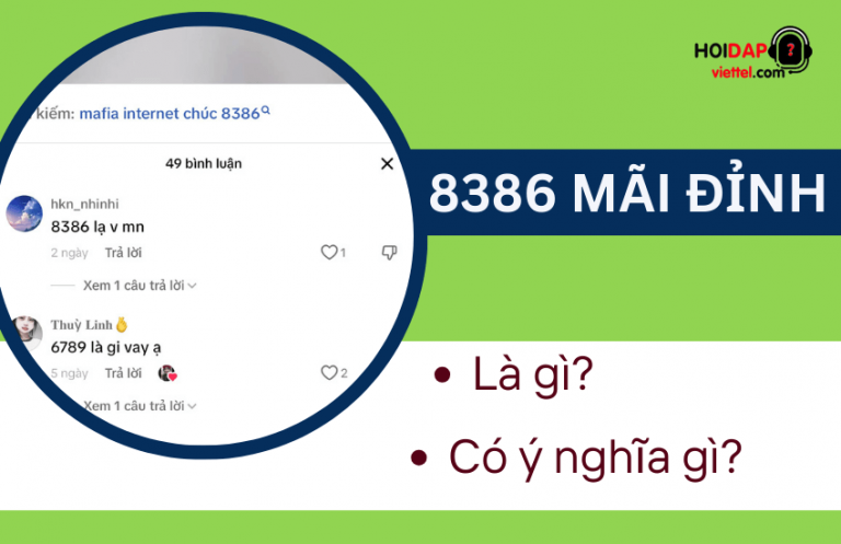 8386 có nghĩa là gì? 8386 mãi đỉnh là gì TikTok, Facebook