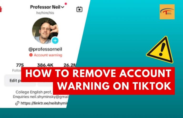 How to remove account warning on TikTok super fast